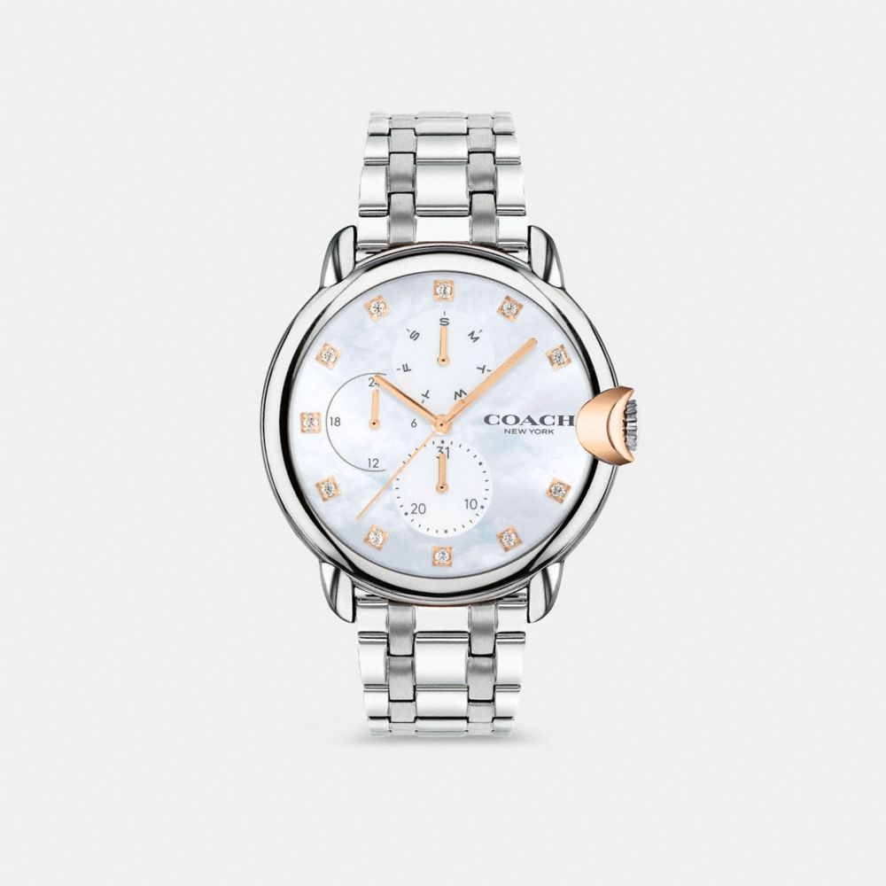 Coach Arden Watch, 38mm In Stainless Steel | ModeSens