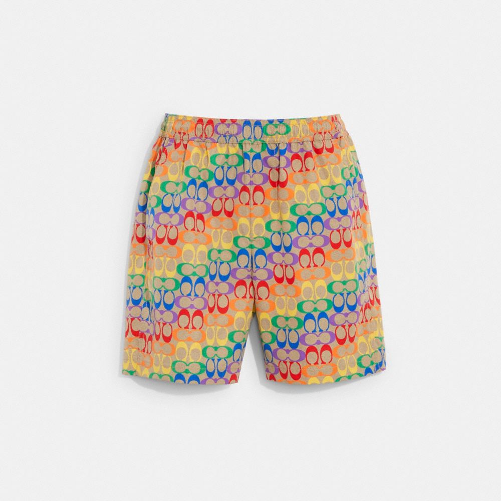 Rainbow Signature Swim Trunks | COACH®