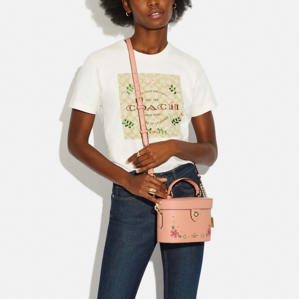 COACH® | Kay Crossbody With Floral Whipstitch