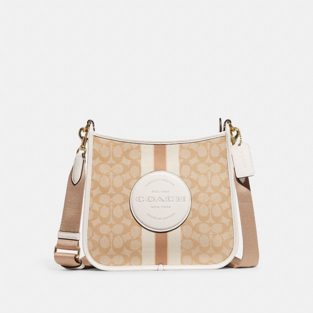 COACH OUTLET® | Dempsey File Bag In Signature Jacquard With Stripe And ...