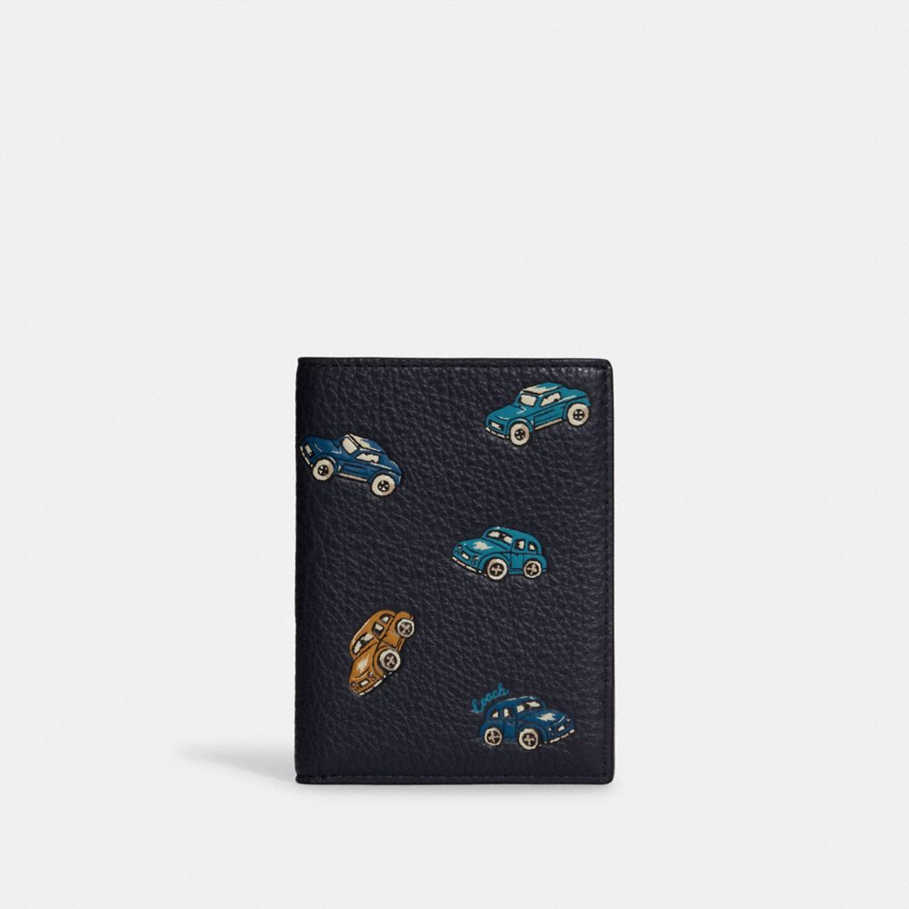 COACH® | Passport Case With Car Print
