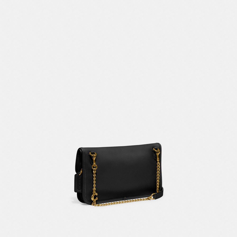 COACH® | Foldover Cut Out Clutch Crossbody