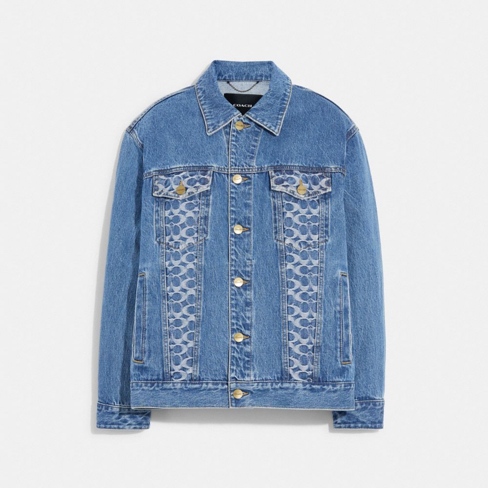 Oversized Signature Denim Jacket | COACH®