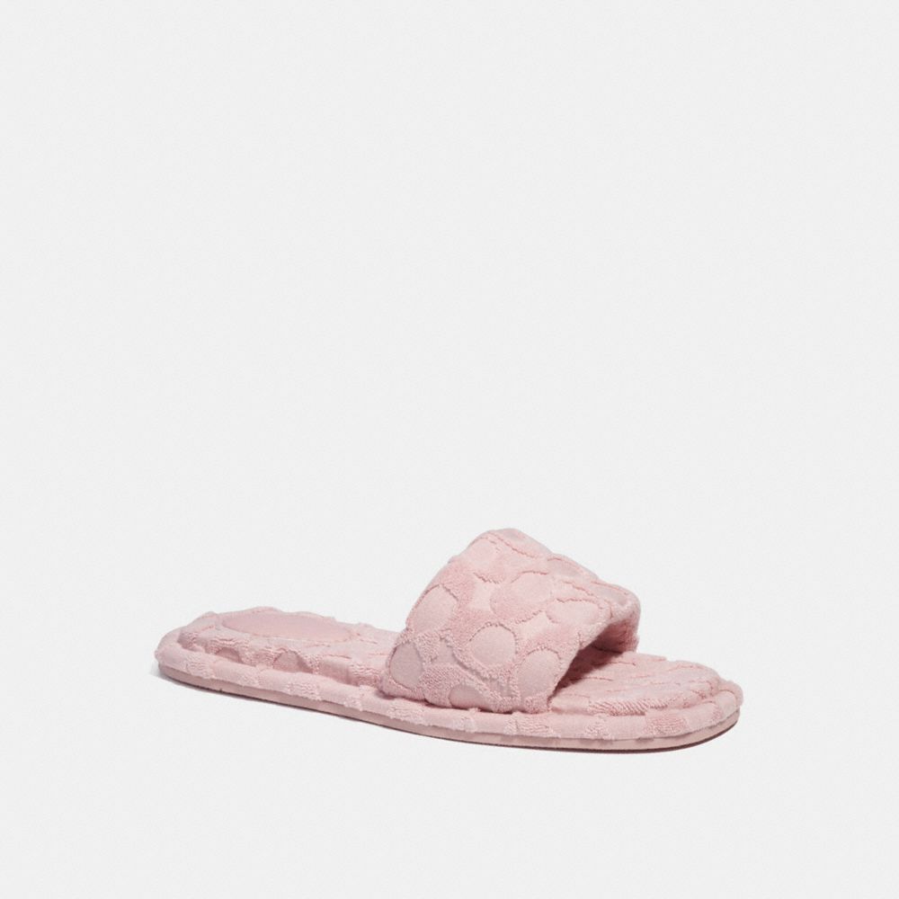 COACH® | Bridgett Sandal In Signature Terry Cloth
