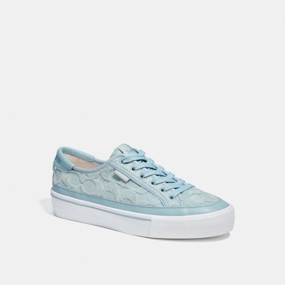 Coach Citysole Platform Sneaker In Signature Terry Cloth In Aqua | ModeSens