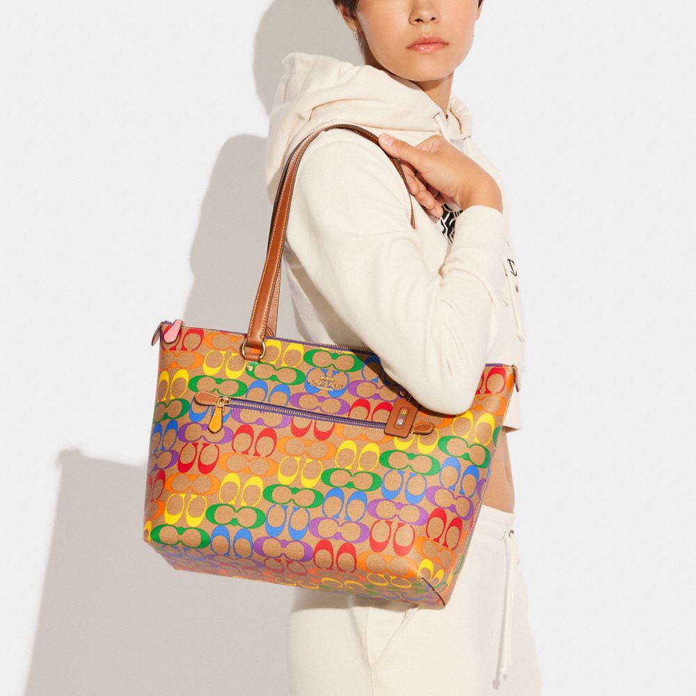 Multicolor Coach Tote Bag autrenet.fr