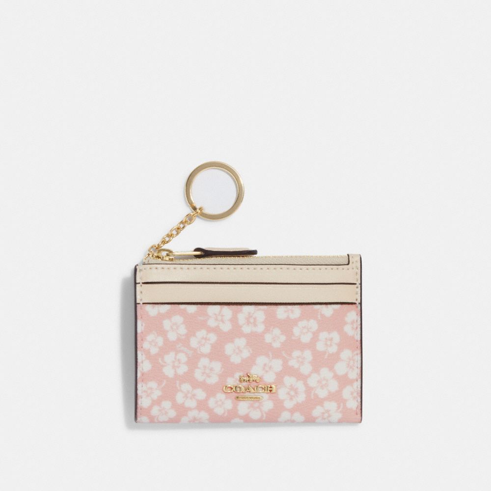 COACH OUTLET® | Mini Skinny Id Case With Graphic Ditsy Floral Print