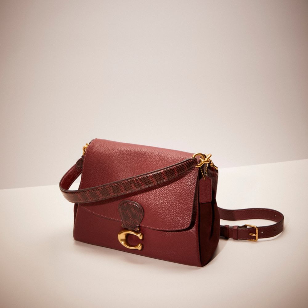 Restored May Shoulder Bag With Snakeskin Detail | COACH®