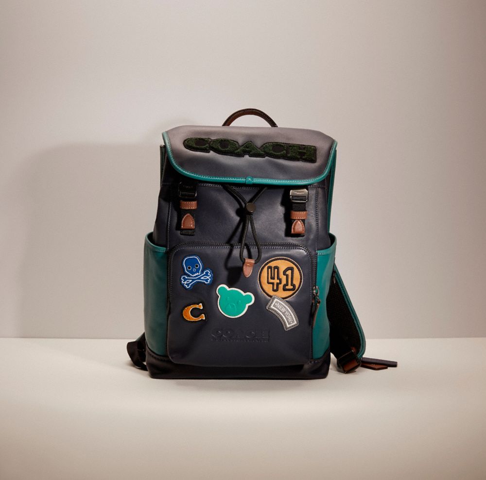 Upcrafted League Flap Backpack In Colorblock | COACH®