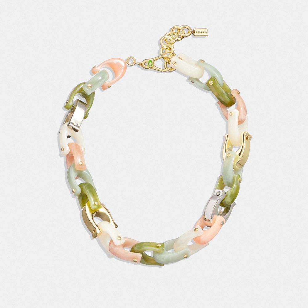 COACH® | Chunky Signature Link Necklace