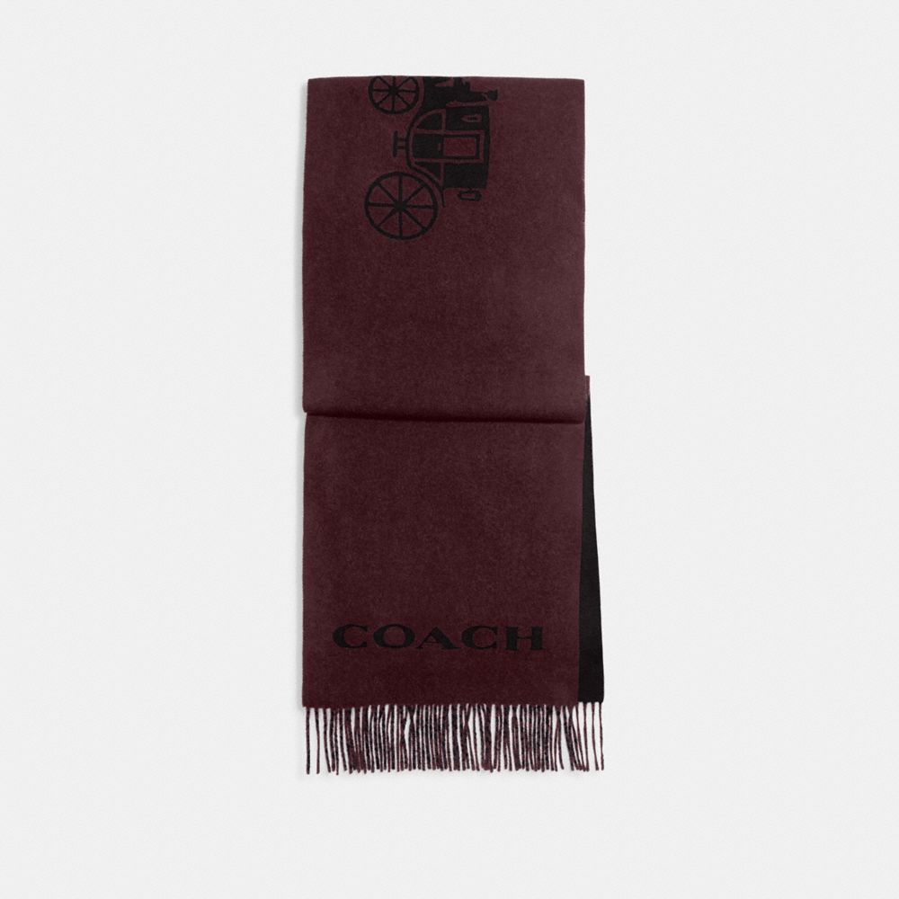 COACH® | Horse And Carriage Cashmere Muffler