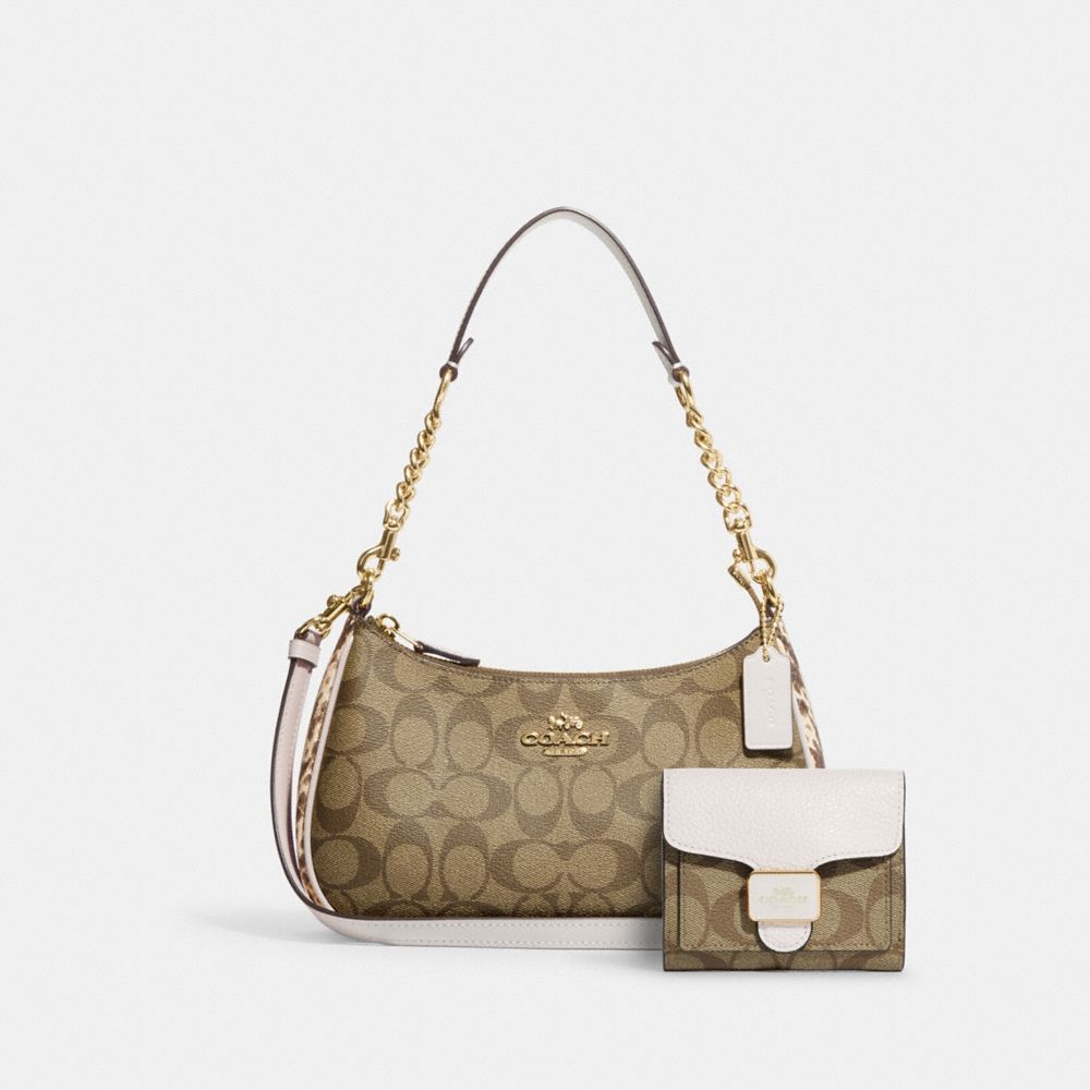 COACH® | Teri Shoulder Bag & Pepper Wallet