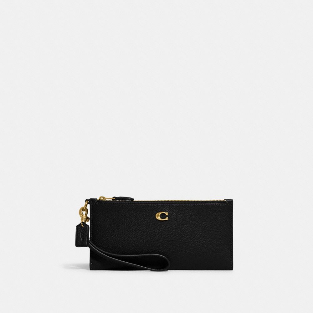 Women's Black Large Wallets | COACH®