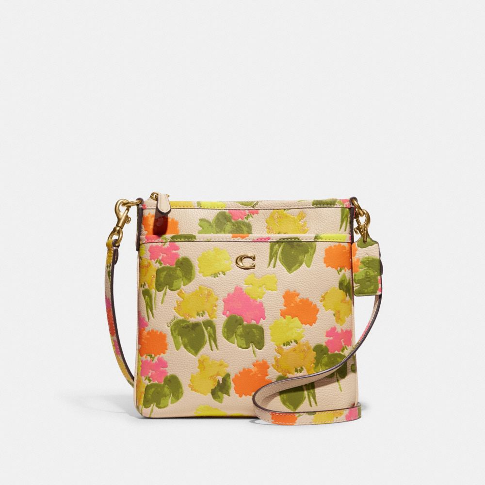 Coach Outlet Kitt Messenger Crossbody With Floral Print In Multi | ModeSens