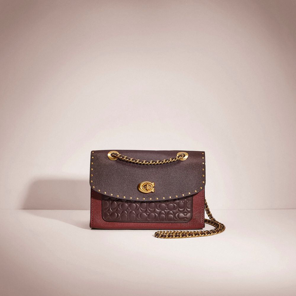 Restored Parker In Signature Leather With Rivets | COACH®
