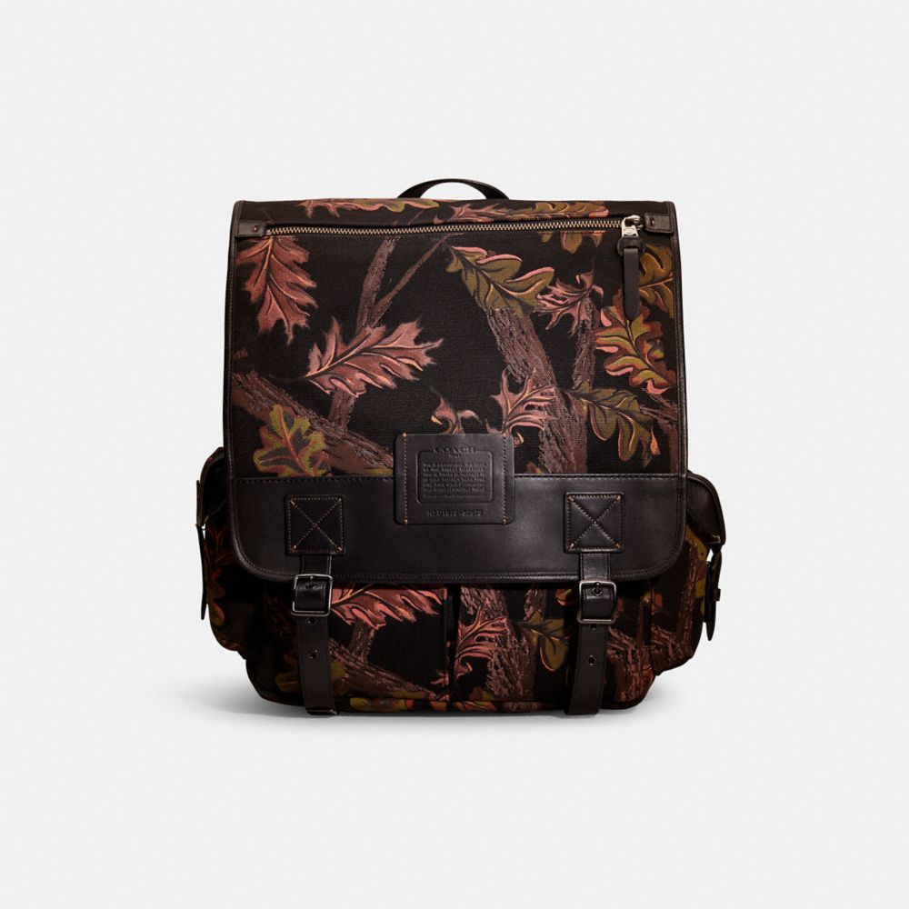 Restored Scout Backpack With Oak Leaf Print | COACH®