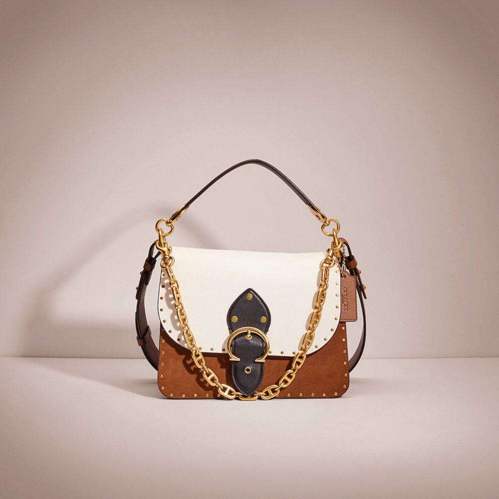 Restored Beat Shoulder Bag In Colorblock With Rivets | COACH®