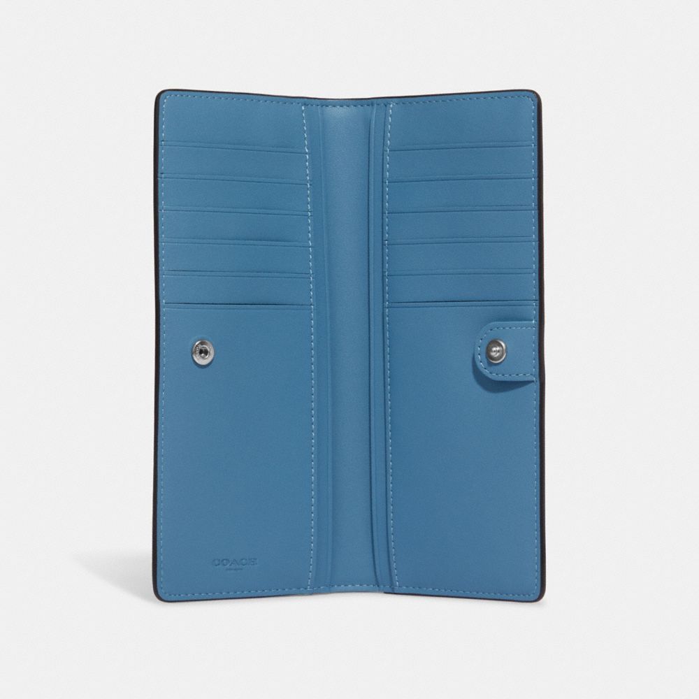 Teal Coach Signature Wallets