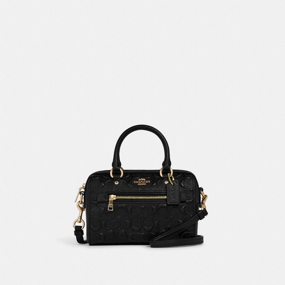 COACH® | Mini Rowan Crossbody In Signature Leather