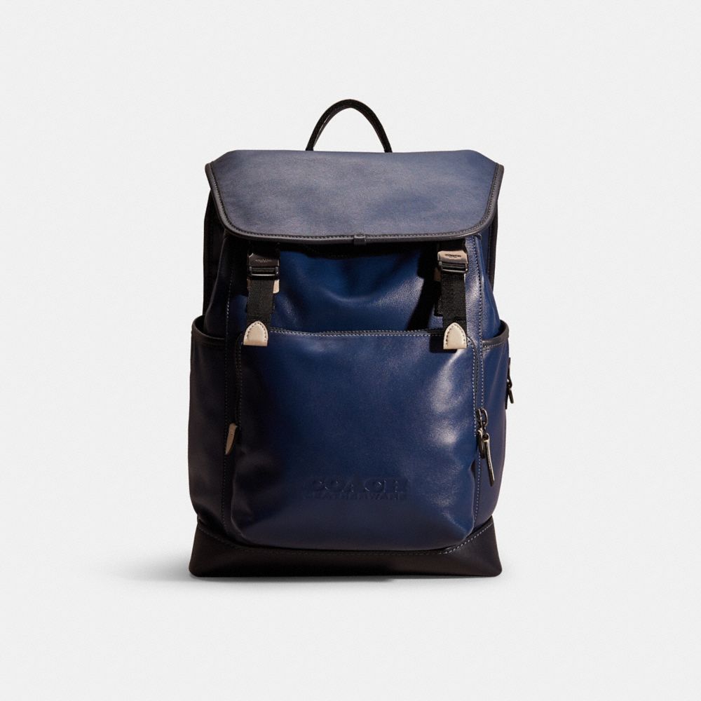 Restored League Flap Backpack In Colorblock | COACH®