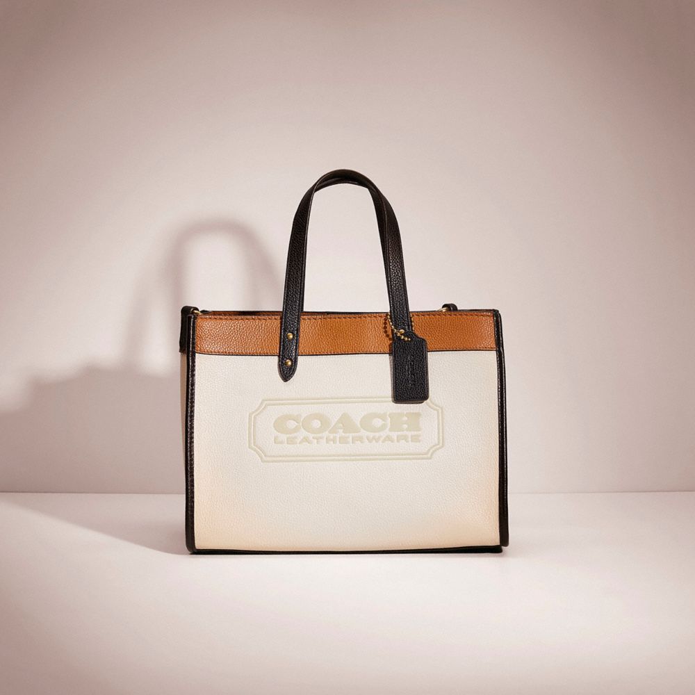 Restored Field Tote 30 In Colorblock With Coach Badge | COACH®