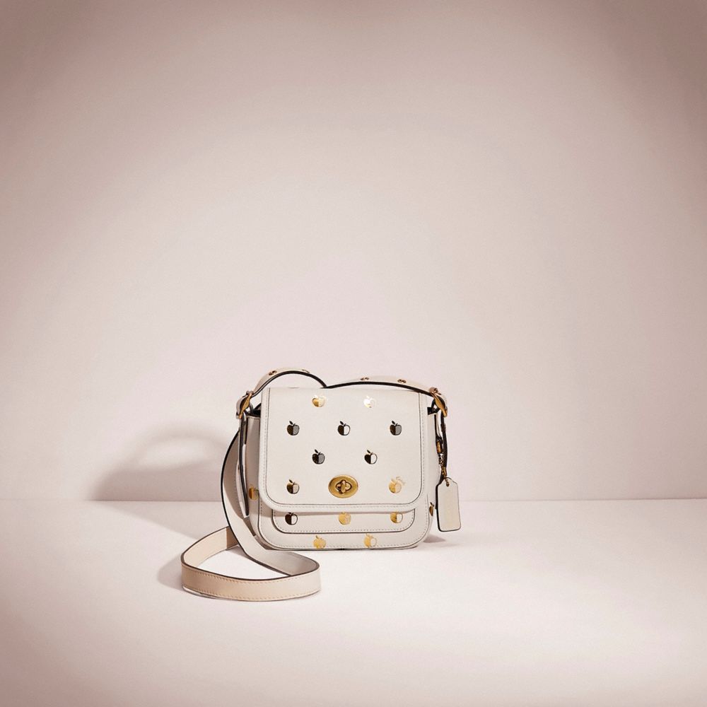 Restored Rambler Crossbody 16 With Apple Print | COACH®