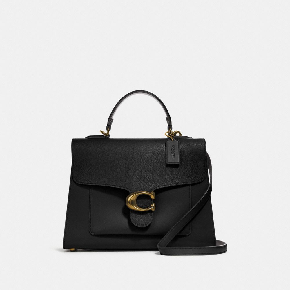 Coach Restored Tabby Top Handle In Brass/black | ModeSens