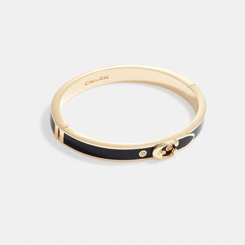 Signature Thin Buckle Bangle | COACH®