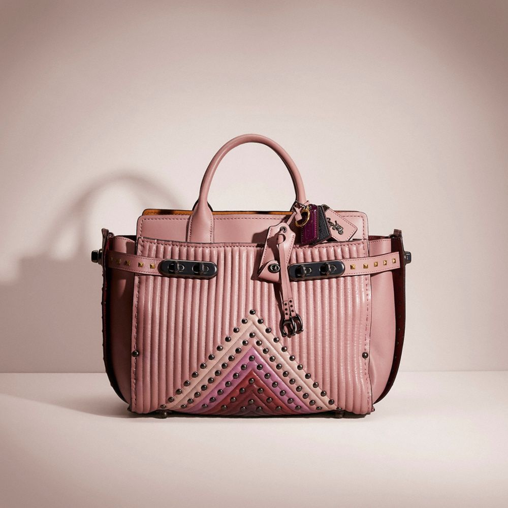 Upcrafted Coach Double Swagger With Colorblock Quilting And Rivets | COACH®