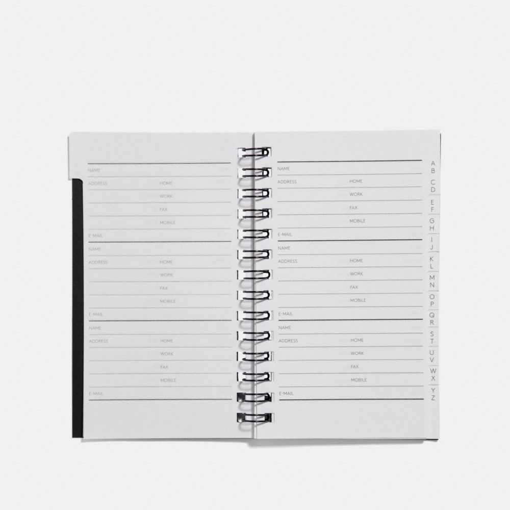 3 X5 Spiral Address Book Refill | COACH®
