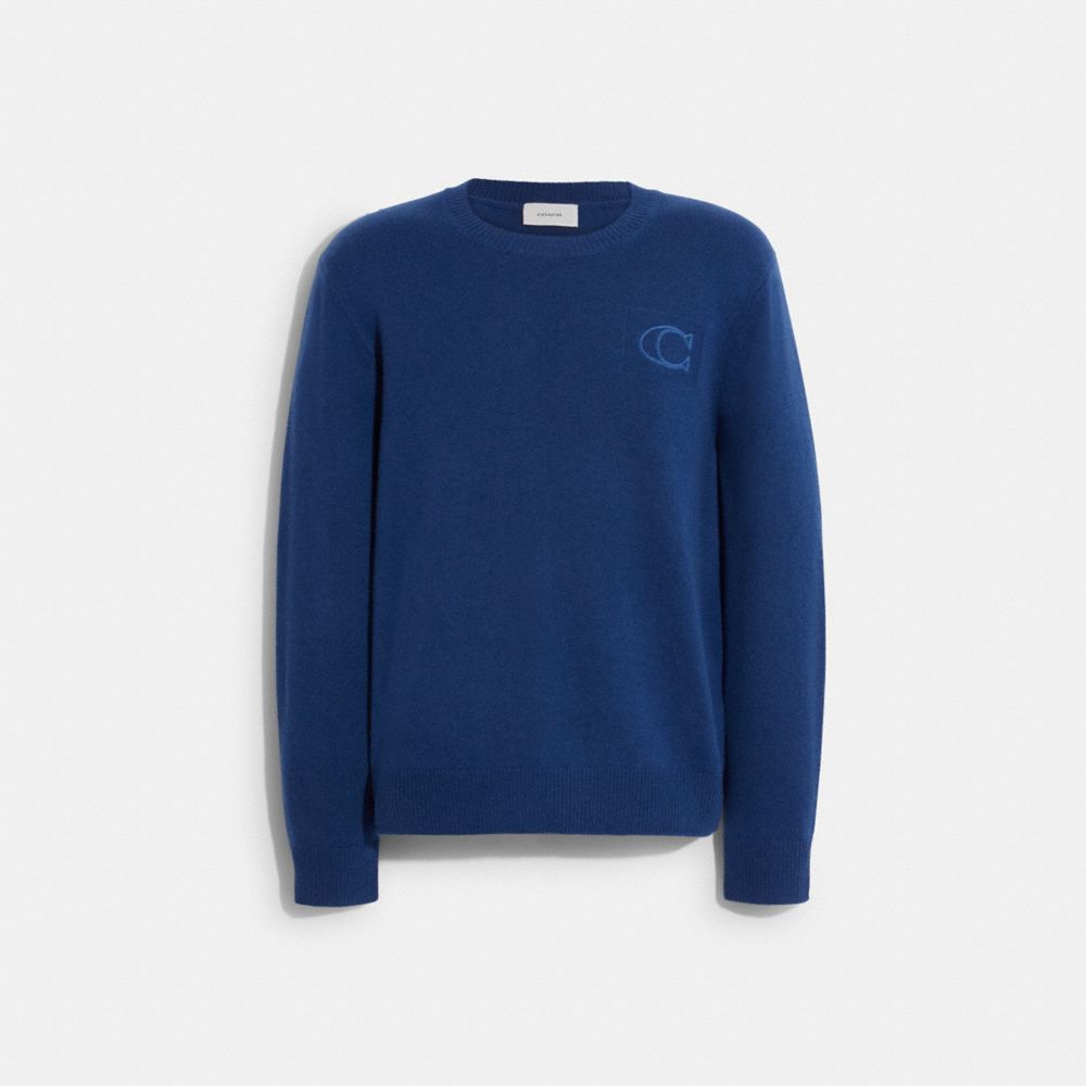 COACH® | Crewneck Sweater With Signature