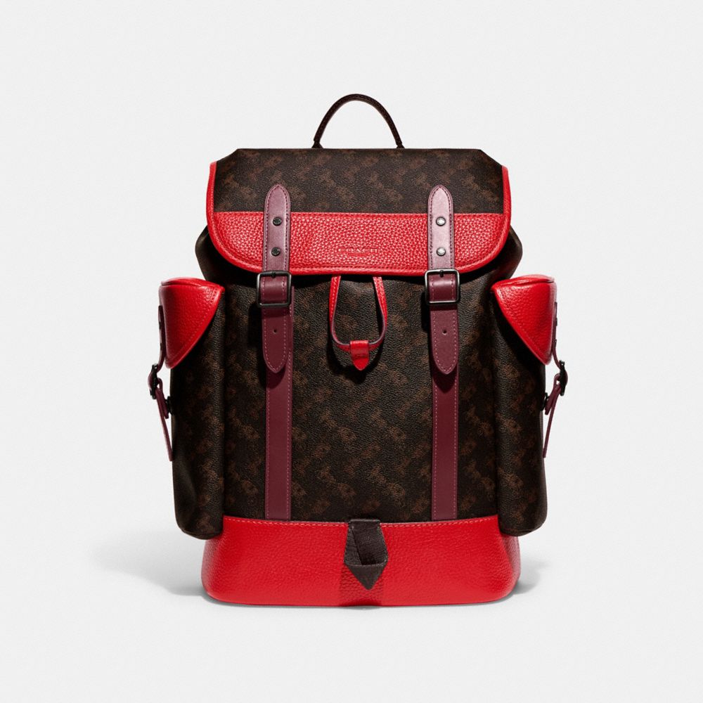 Hitch Backpack With Horse And Carriage Print | COACH®
