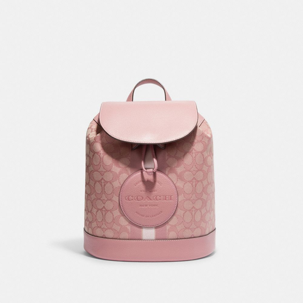 COACH® | Dempsey Drawstring Backpack In Signature Jacquard With Stripe ...