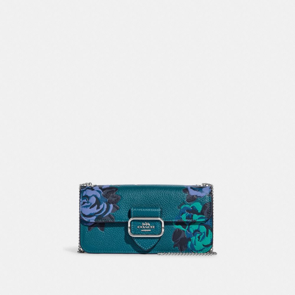 Coach Morgan Crossbody With Jumbo Floral Print In Blue | ModeSens