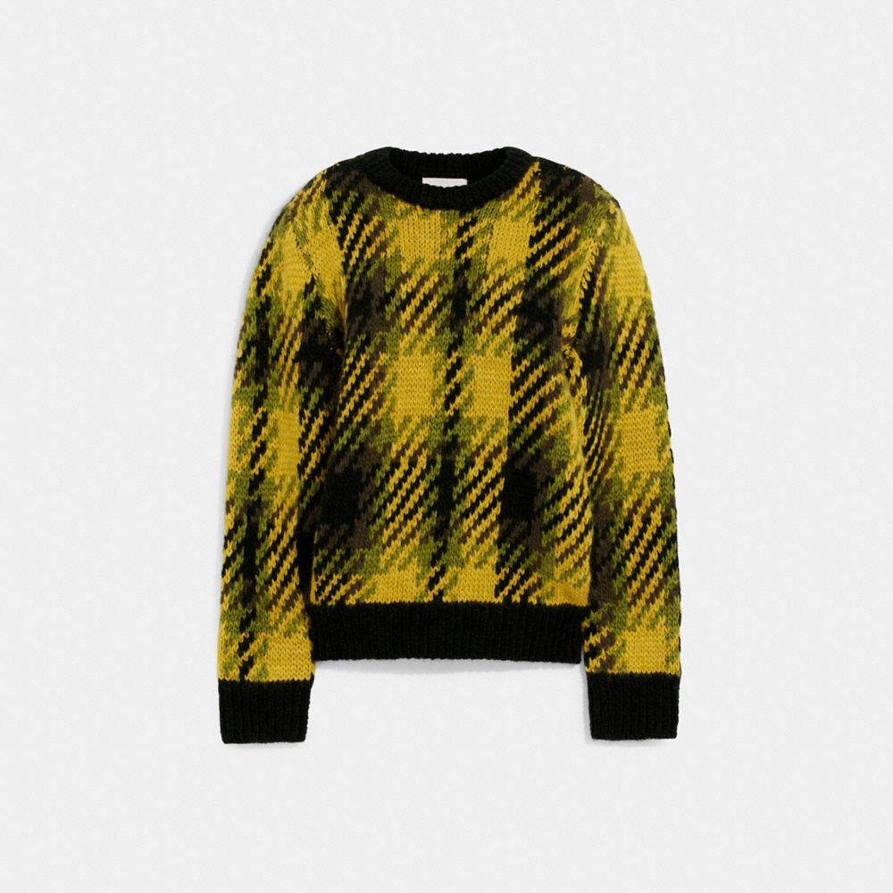 COACH® | Plaid Sweater