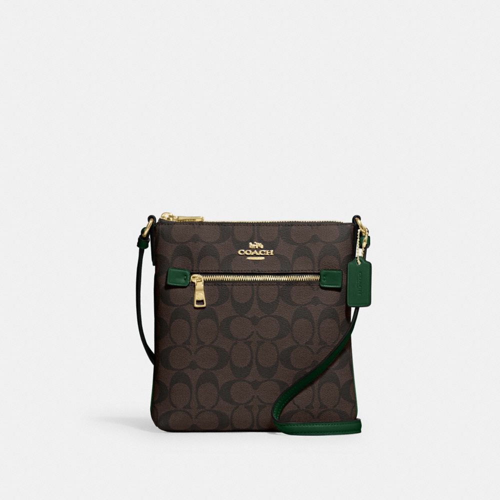Coach Outlet Mini Rowan File Bag In Signature Canvas In Multi | ModeSens