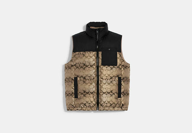 Signature Puffer Vest | COACH® Signature Puffer Vest | COACH®