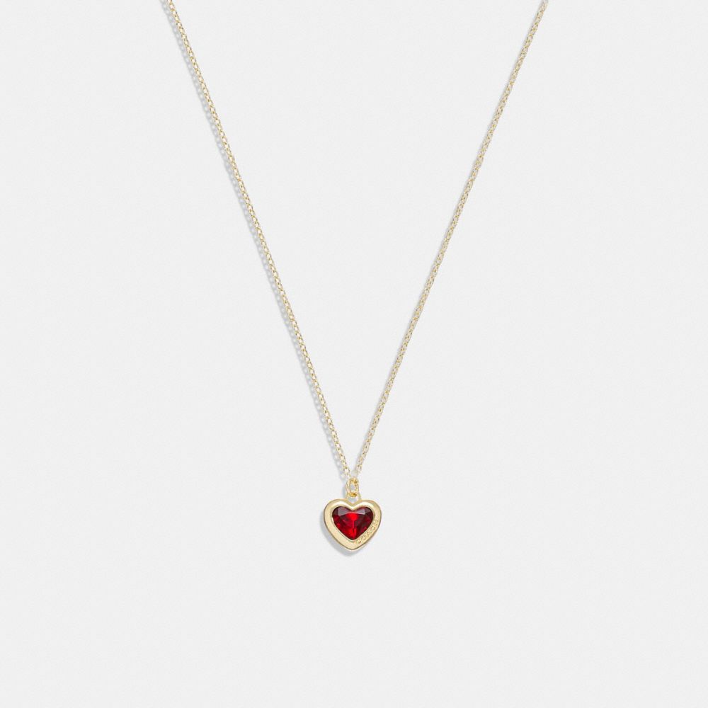 COACH® | Heart Pendant Necklace