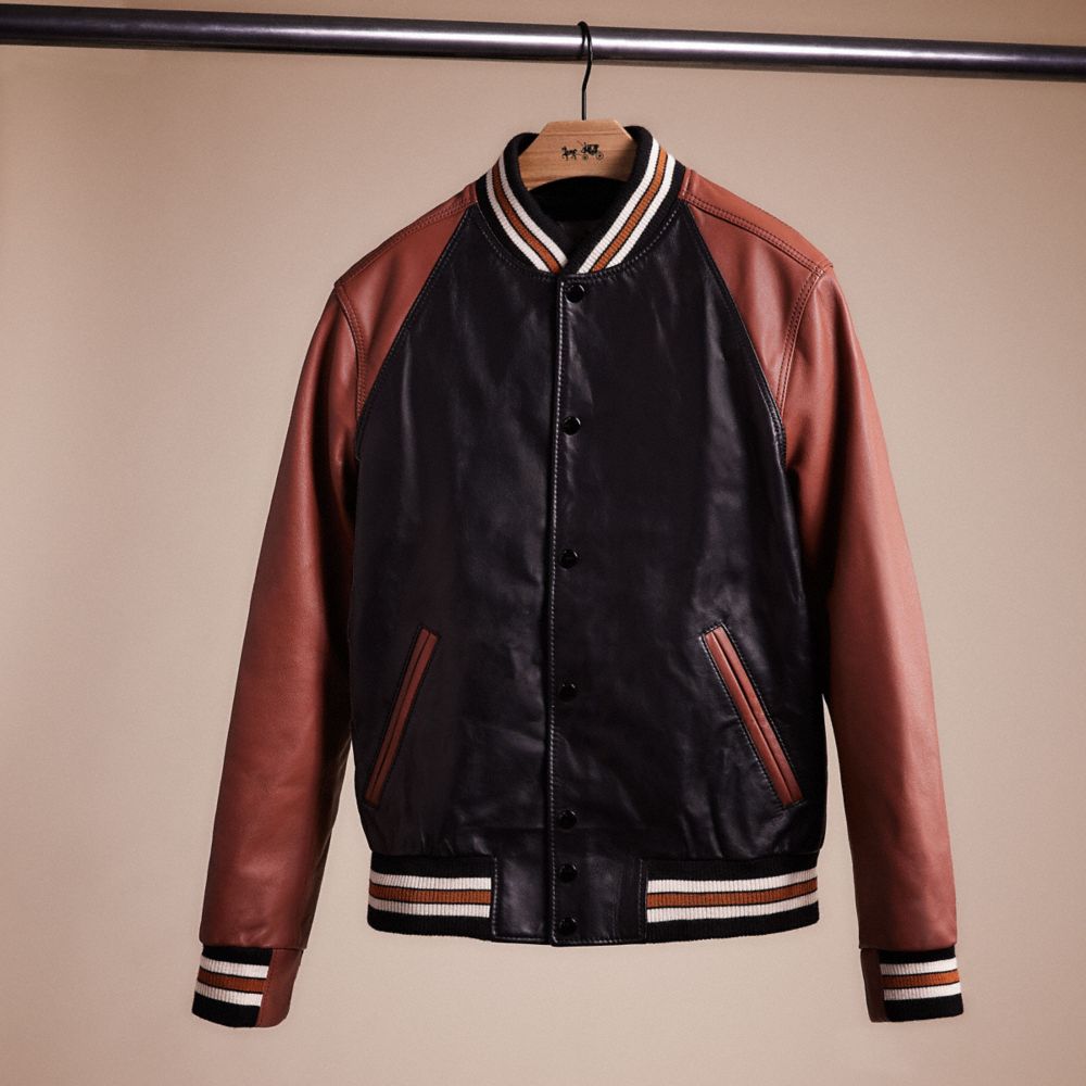 Restored Leather Varsity Jacket | COACH®