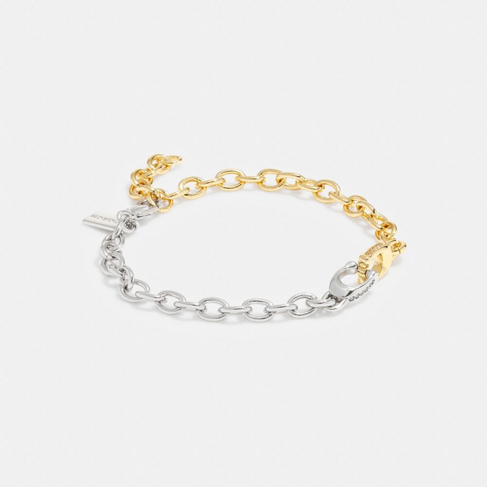 Interlocking Signature Chain Bracelet | COACH®