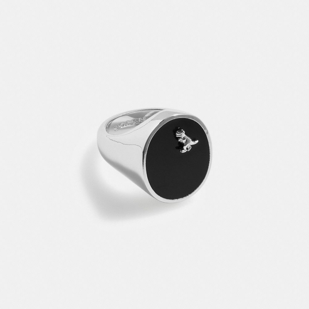 COACH® | Rexy Enamel Signet Ring