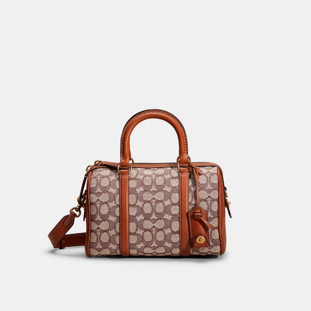 Restored Ruby Satchel 25 In Signature Textile Jacquard | COACH®