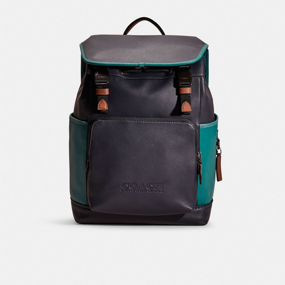 Restored League Flap Backpack In Colorblock | COACH®