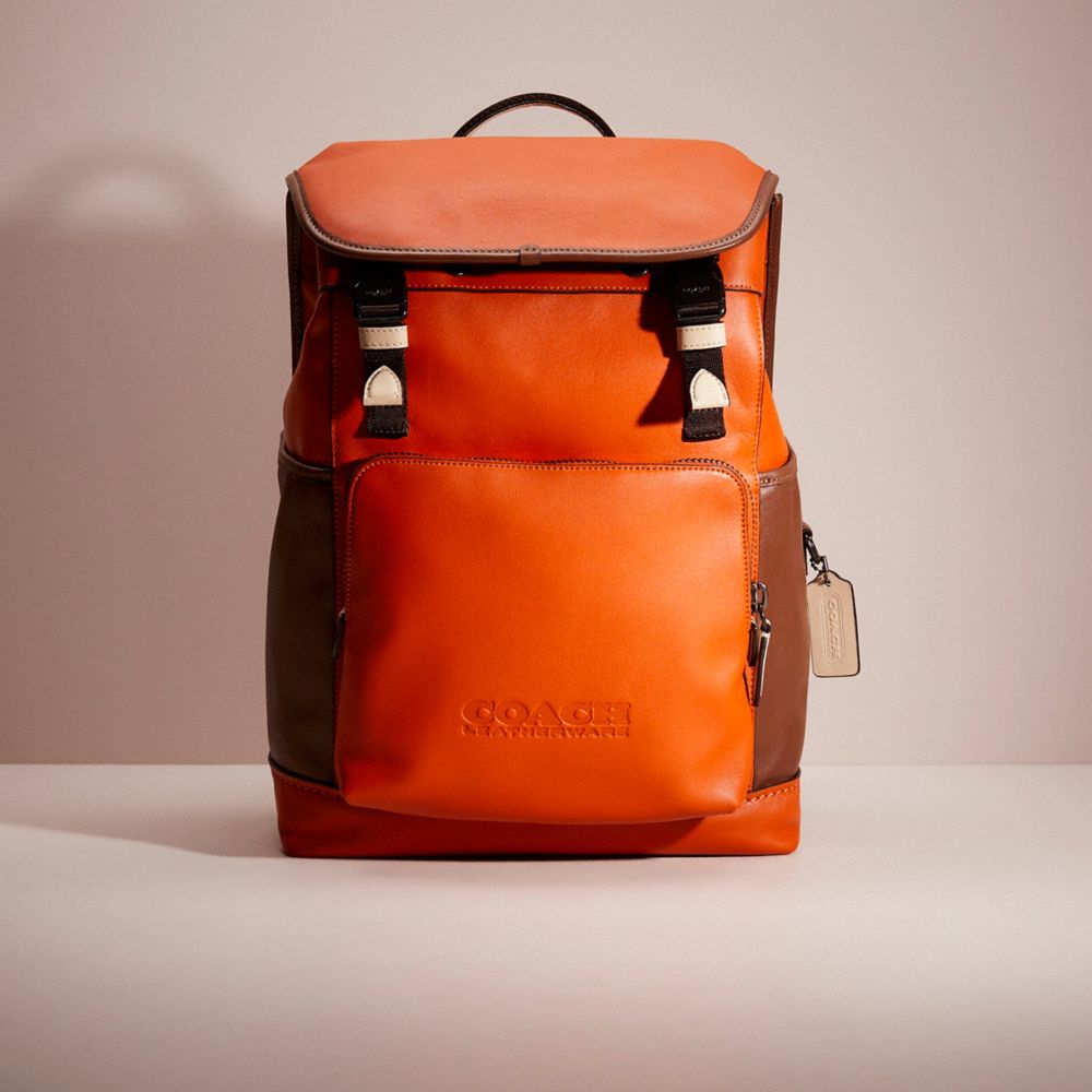 Restored League Flap Backpack In Colorblock | COACH®