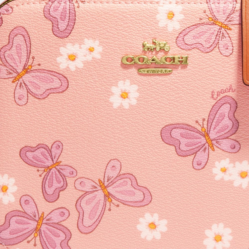 Coach Logo Pattern Pink