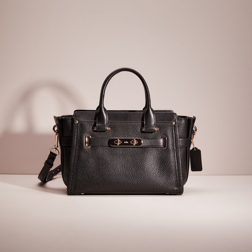 Coach Restored Swagger 27 In Light Gold/black | ModeSens