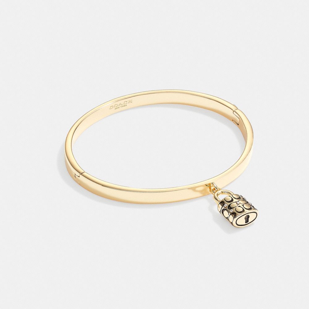 Quilted Padlock Bangle | COACH®