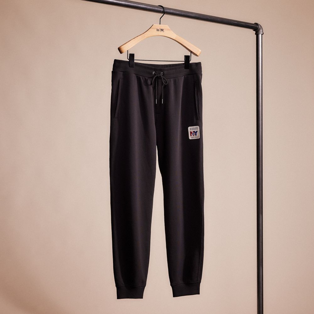 Coach Restored Joggers In Organic Cotton In Black | ModeSens