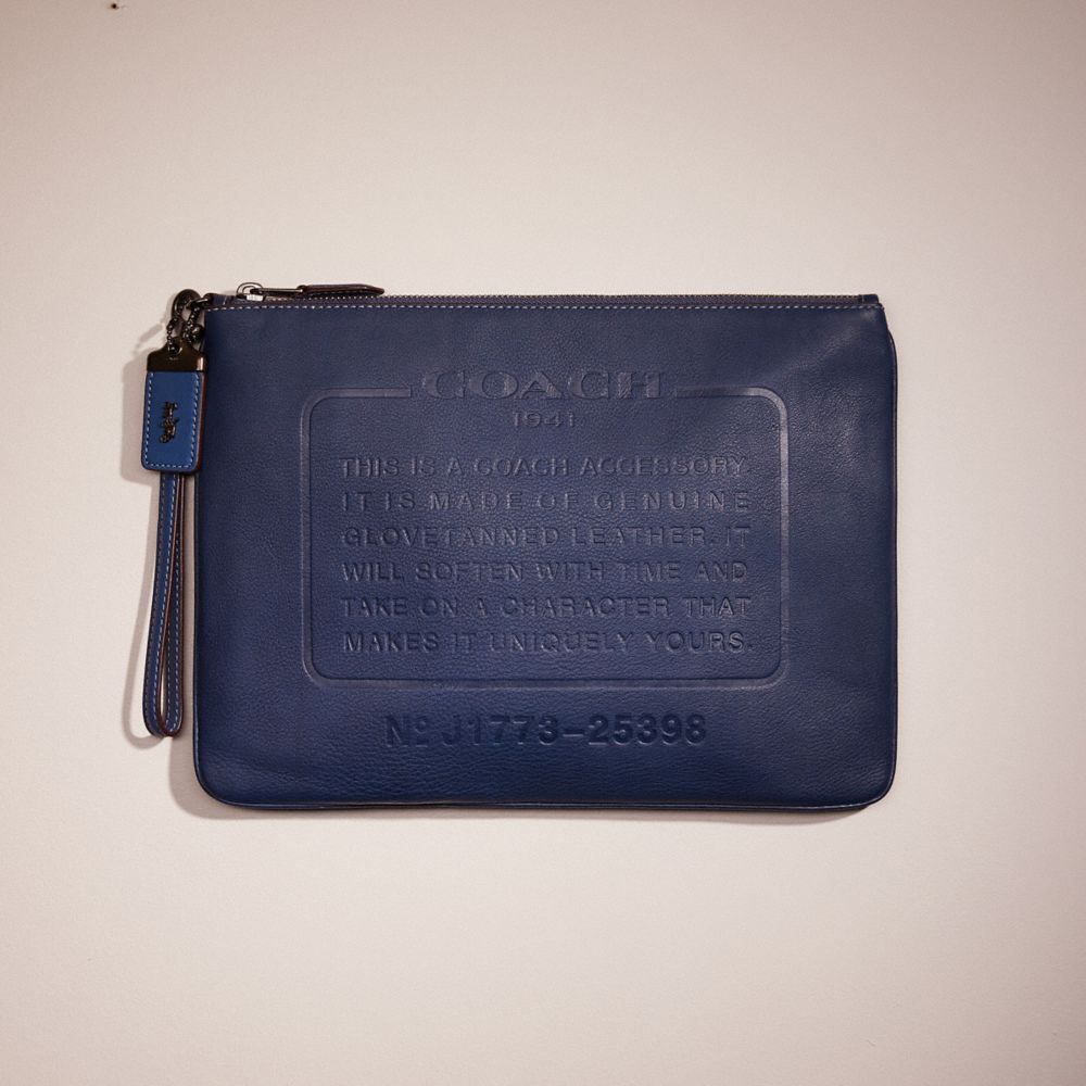 Restored Pouch With Storypatch | COACH®