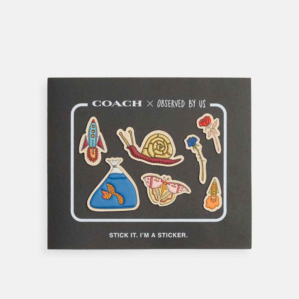 【公式】COACH – コーチ | 【COACH X OBSERVED BY US】ステッカー | レザーグッズ＆雑貨